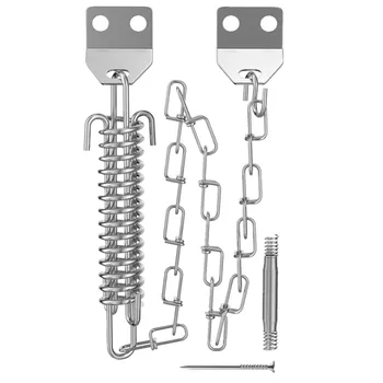 Factory Security Guard Stops Single Screen Door Chain Steel Wind ...