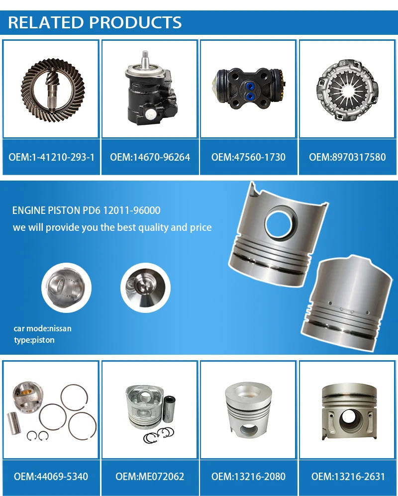 4D33 Piston ME013312/ME012897 - High-Quality Mitsubishi Part