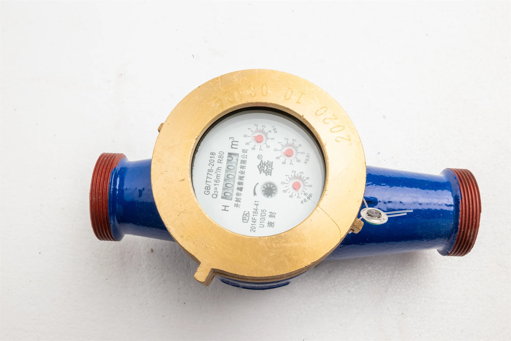 China Mechanical 15mm Multi-jet Dry Dial Counter Water Meters Class B ...