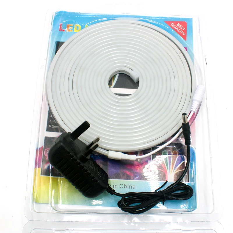 Neon Light 5 Meters12v Outdoor Indoor Flex Neon Strip Rope Decoration ...