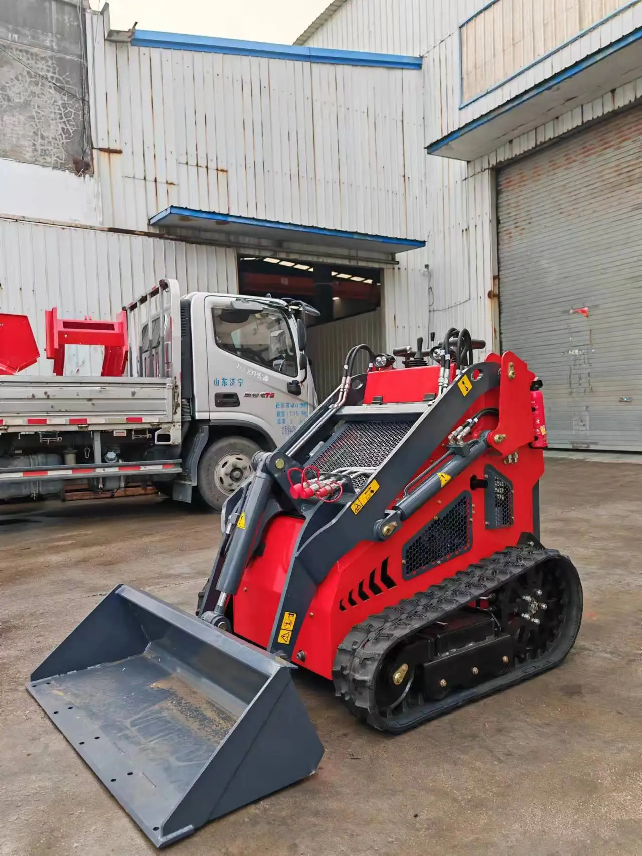 Epa Ce Mini Constructions Machinery High Horsepower Skid Steer Loader ...
