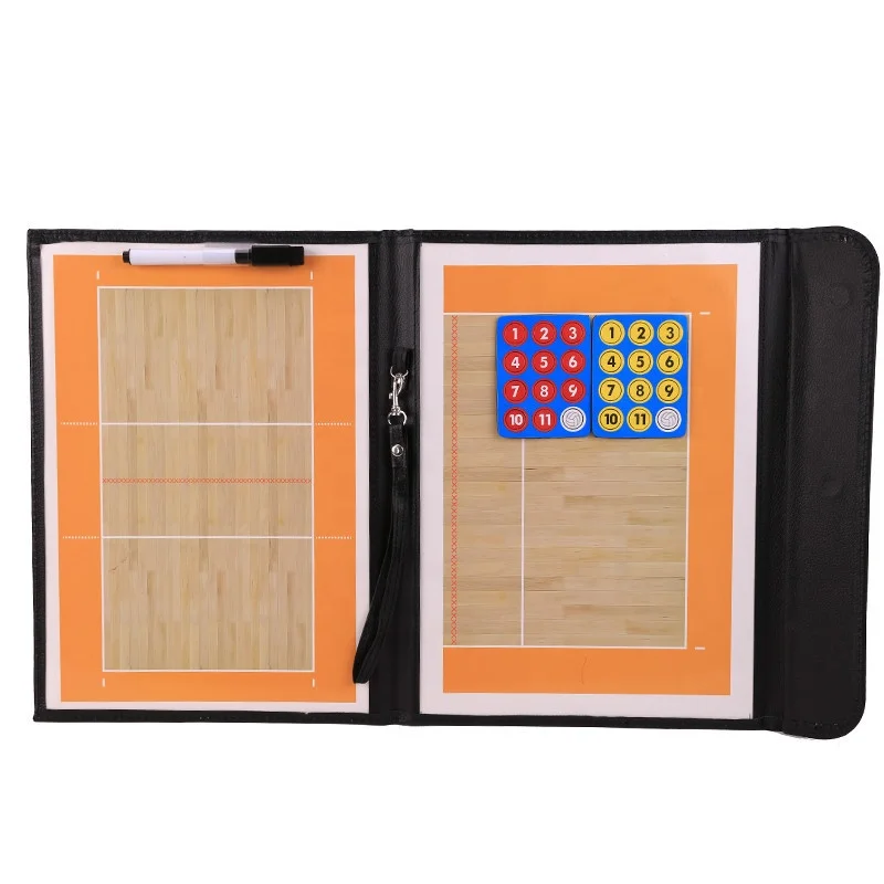 Volleyball Tactical Board With Dry Erase Markers Pu Football Magnetic ...