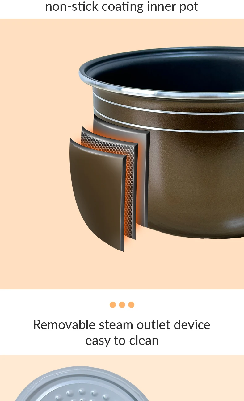 Professional Rice Cooker Stainless Steel Inner Pot Electric Rice Cooker ...
