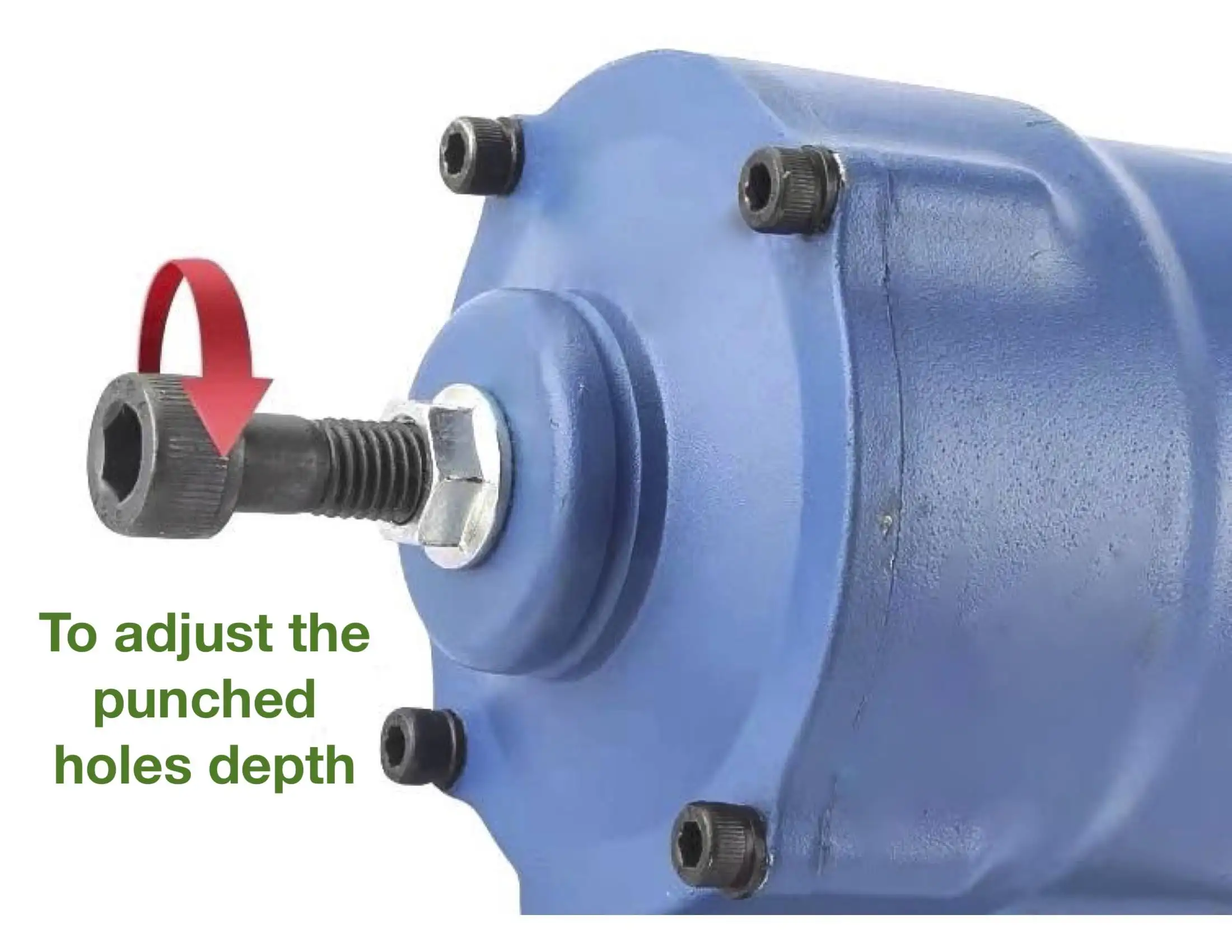 TY17600SD Tube Double Holes Pneumatic Puncher - 20mm Square