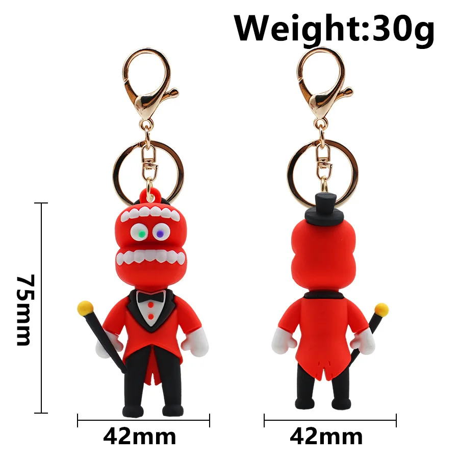 Anime The Amazing Digital Circus Figure Keychain Kawaii Joker Pendant ...