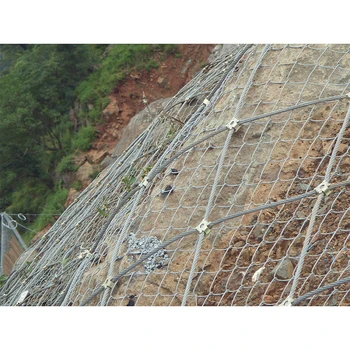 Rockfall Protection Netting High Tensile Wire Mesh Netting Slope ...