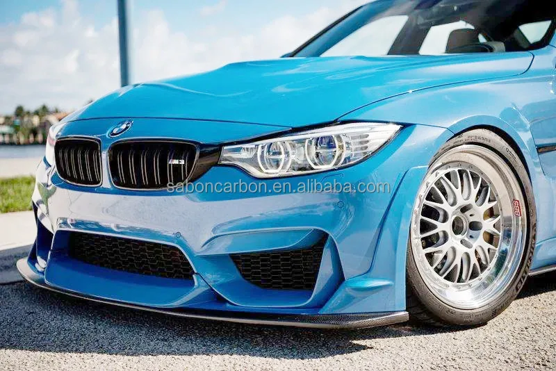 F80 M3 Front Lip - Laptorr Style Carbon Fiber Spoiler