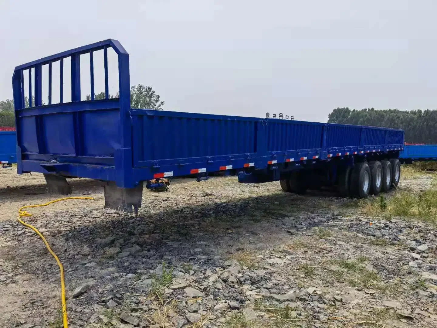Flatbed Semi Truck Trailers Semi Flatbed Trailers Sinotruk Semi Trailer ...