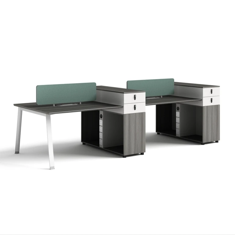Modern Modular White Work Station Desk Open Space Workstation Desk ...