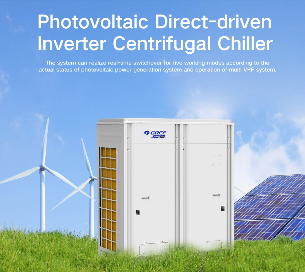 VRF Photovoltaic Inverter Centrifugal Chiller Solar Air Conditioner for ...