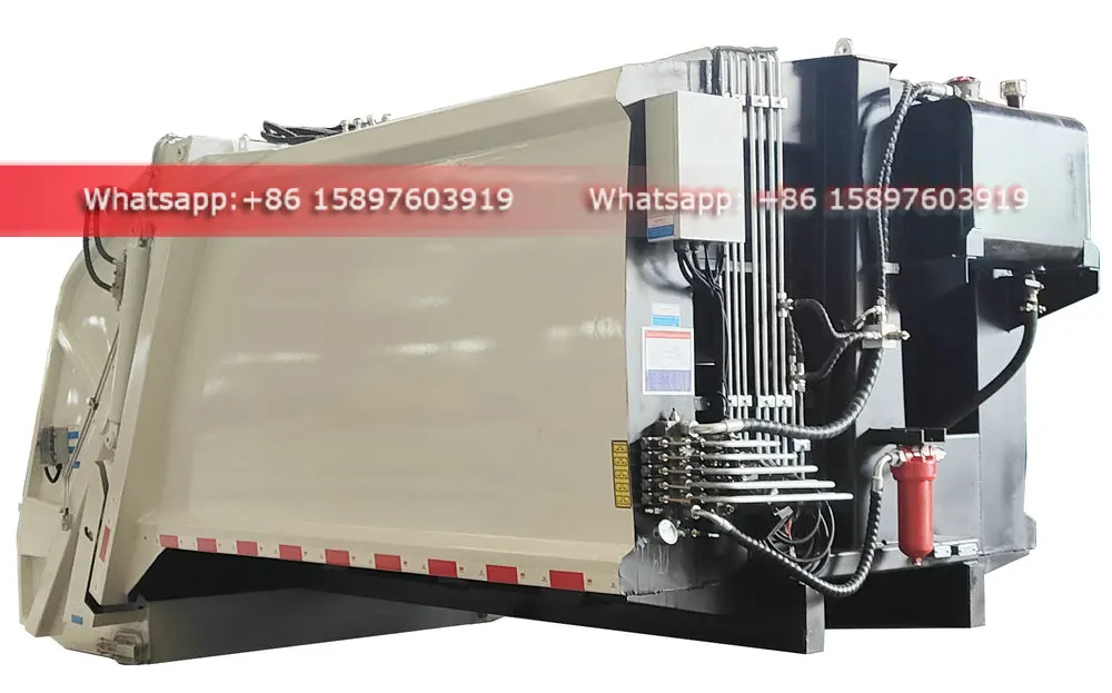 Philippines Customized Garbage Compressed Box Body for Compactor ...