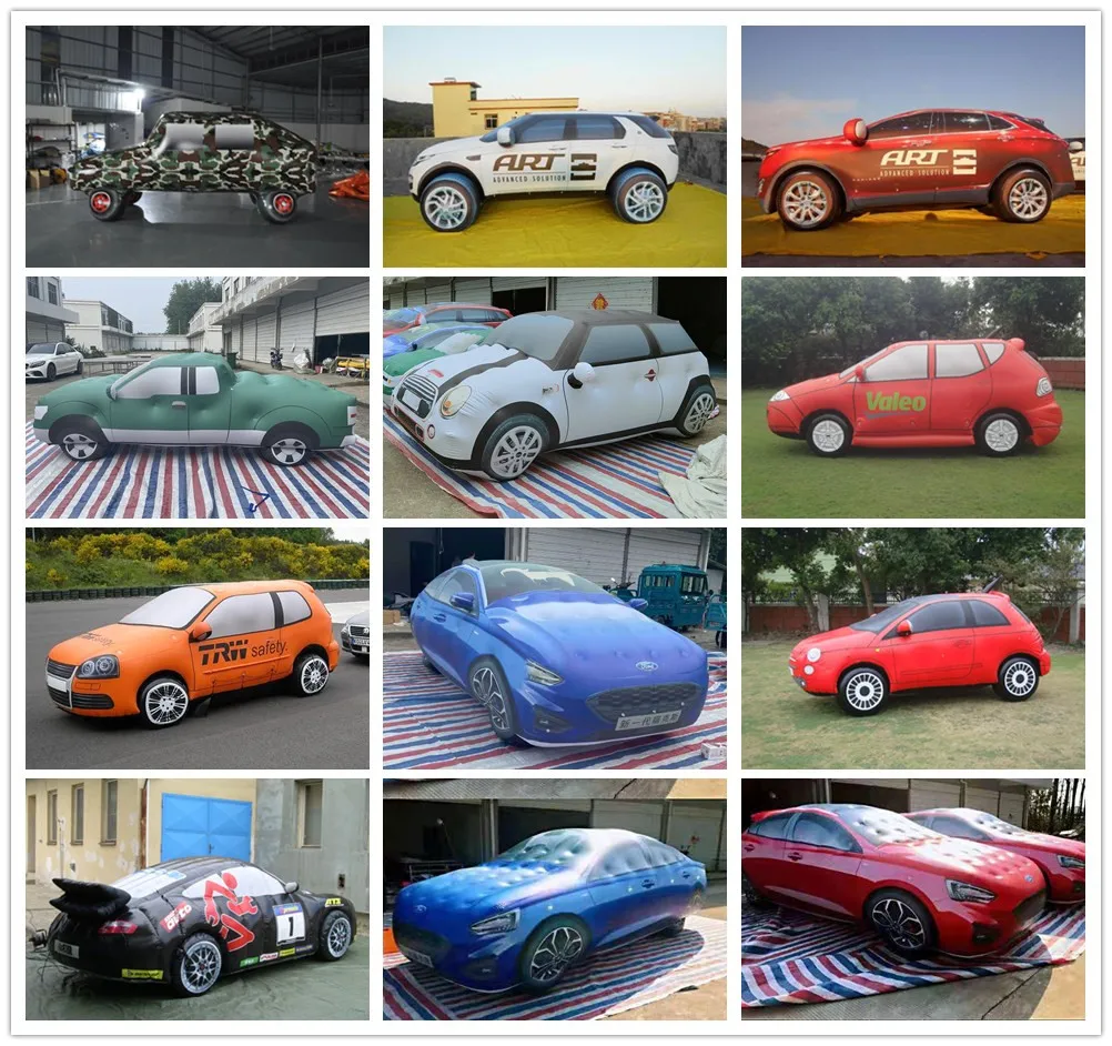 Automotive Crash Testing with Inflatable Life Size Car Models