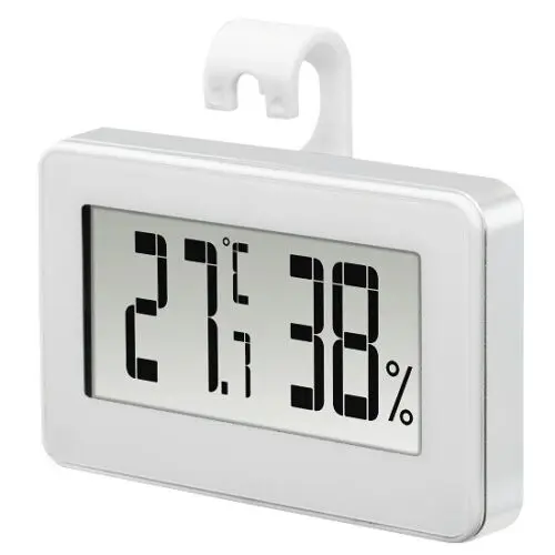 Magnetic Temperature Humidity Meter Refrigerator Thermometer Hygrometer ...