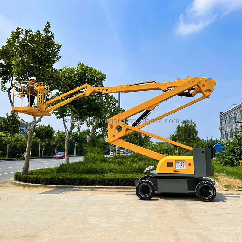 Hydraulic Man Lift Ladder High Level Aerial Work Telescopic Cylinder ...