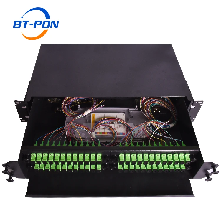 Fiber Optic Patch Panel 12 Core Single Mode 4core 48 Lc Sc 144ports Sc/apc Coil Fibre De 4 ...