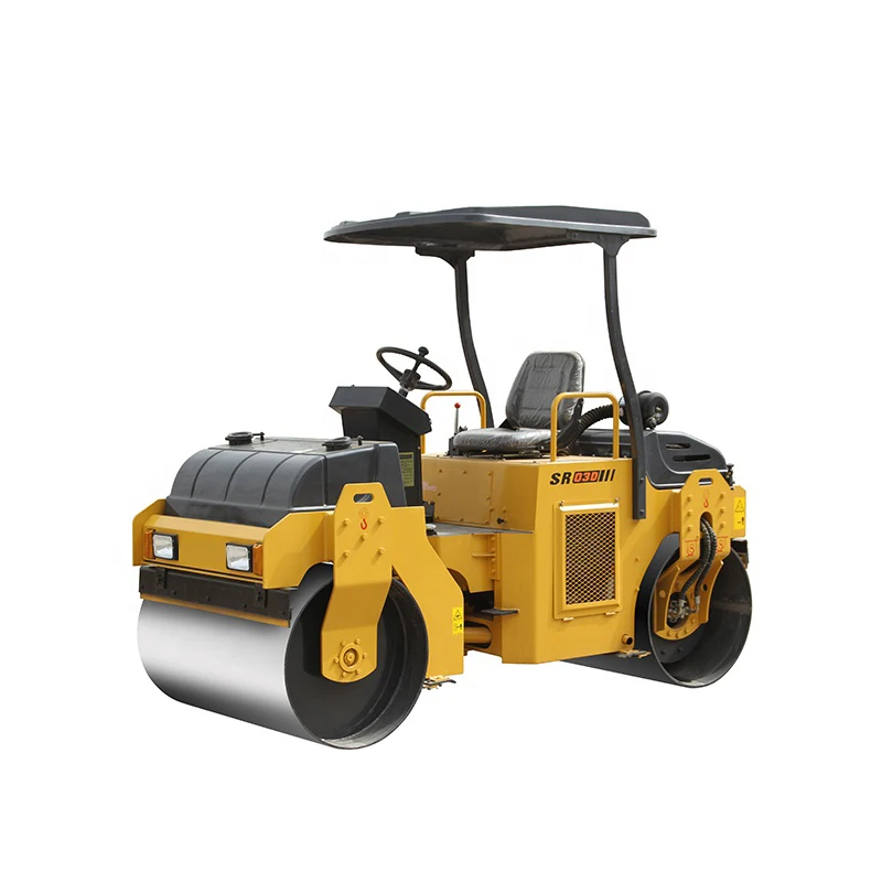 3 Ton 4 Tons Double Drum Road Roller Srd03 Srd04 In Stock - Buy 3 Ton ...