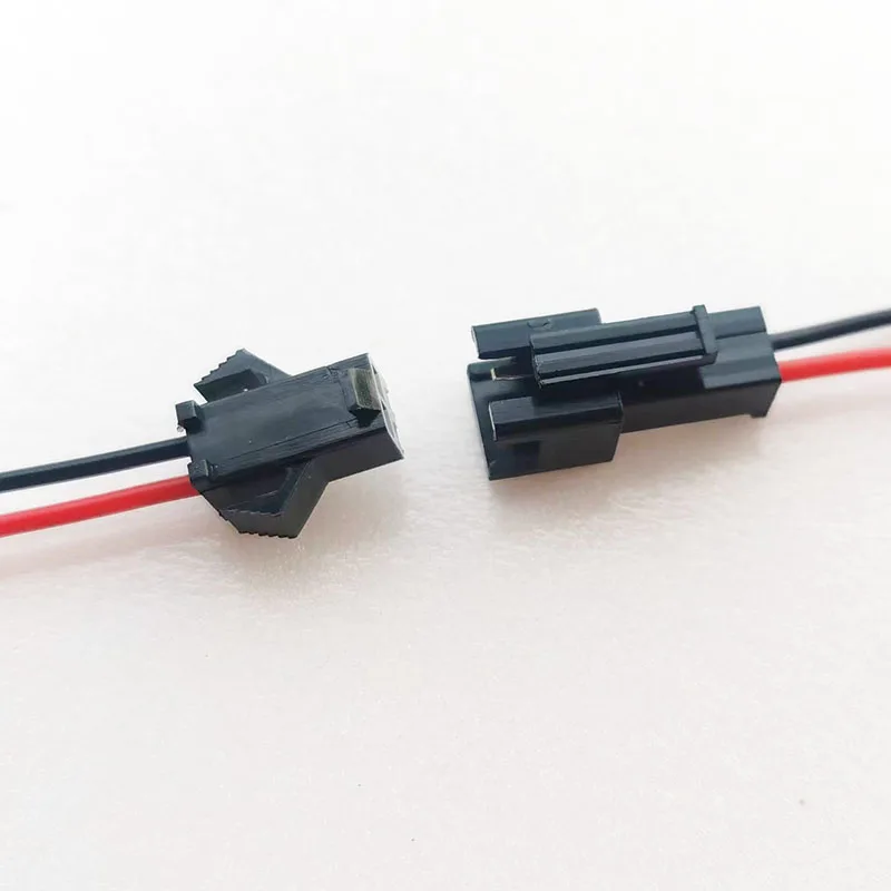 Jst Sm 2.54mm Pitch 2p Power Cable 2p Wire Harness Female And Male ...