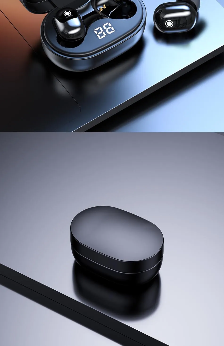 E6S TWS Earbuds - Wireless Noise Cancelling Bluetooth Headphones