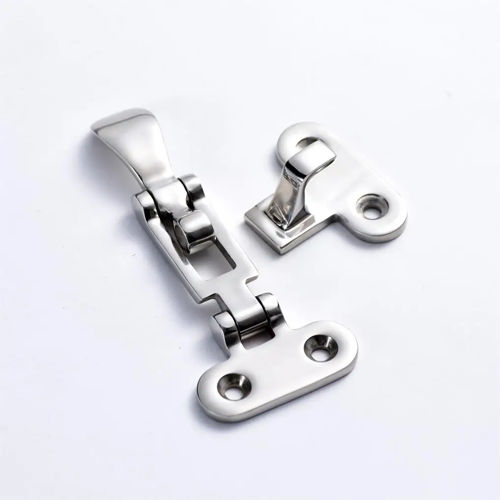 Marine Boat Door Hasp with Padlock Eye Mount Boat Yacht Accessory 316 ...