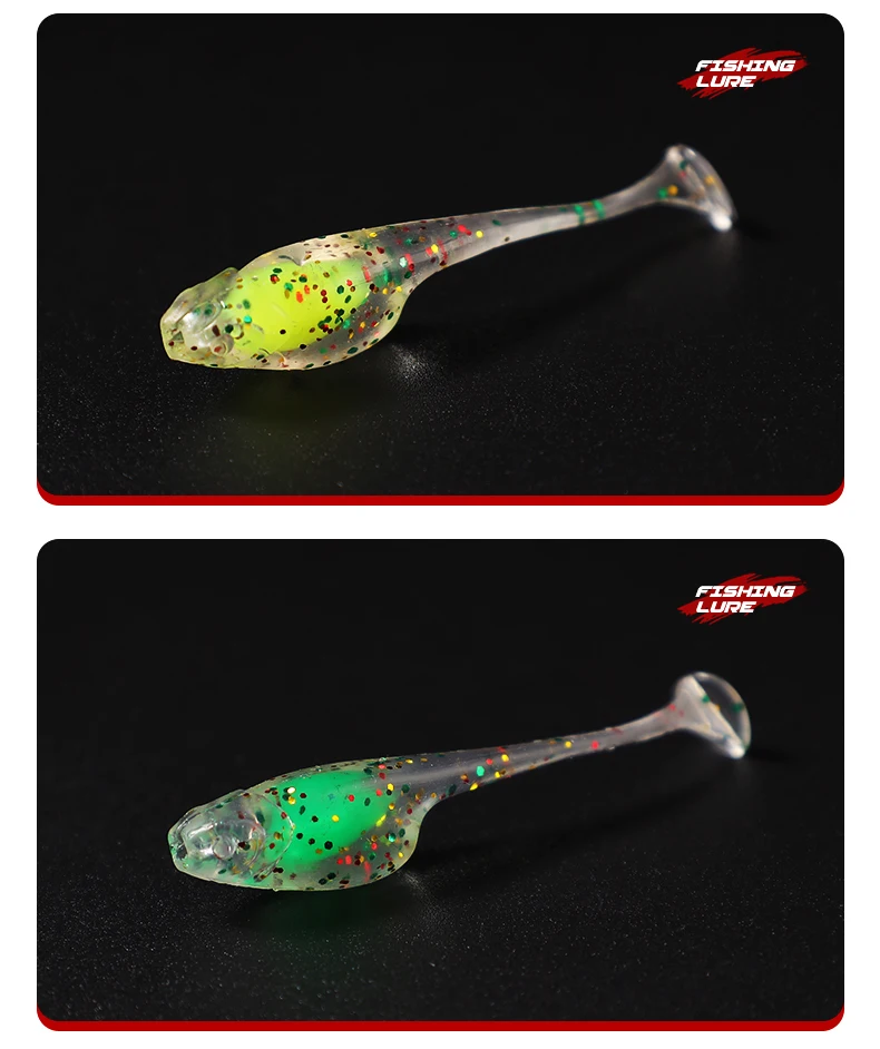 Palmer 5cm 1.3g Plastic Tadpole TPE Fishing Lure Soft Shad