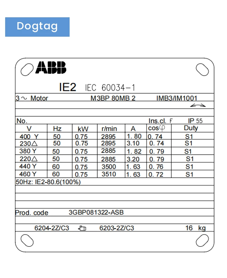 ABB Ac 20kW Electric Motors Brushless Dc Motor Permanent Magnet Motor ...