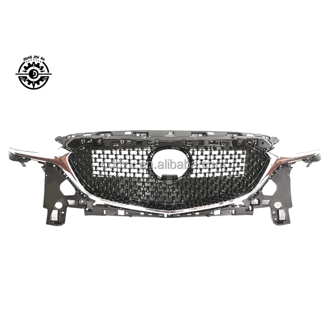Body Kit Accessories Plastic Front Bumper Grille Assembly With Strip ...