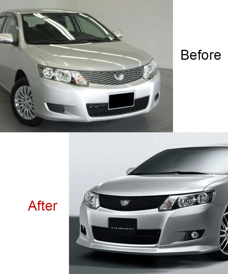 Auto Parts Body Kit for toyota Allion Premio 2008 2009 Front Fog Light Driving Lamp Chrome Bezel ...