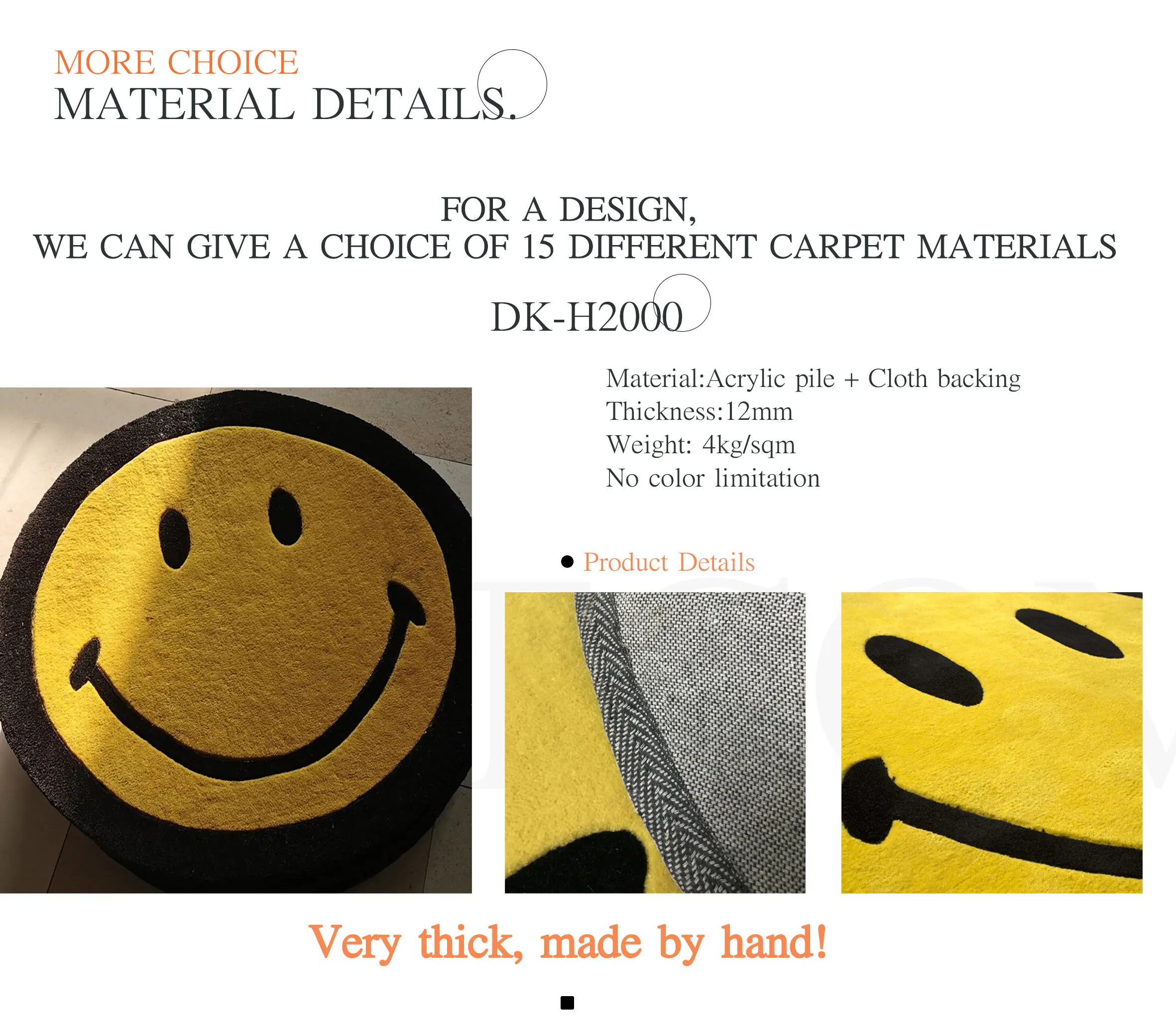 Home Modern Rugs Cute Donut Soft Tufted Custom Size Flower Rug Bath ...