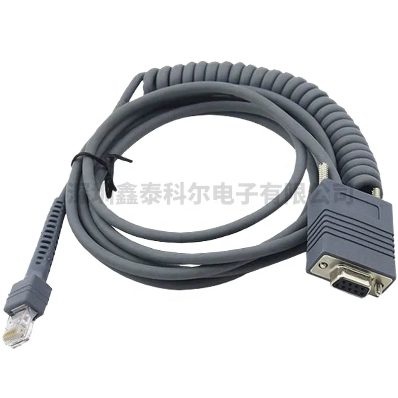 RS232 Serial Cable DB9 to RJ50 for Symbol Barcode Reader (LS2208 ...