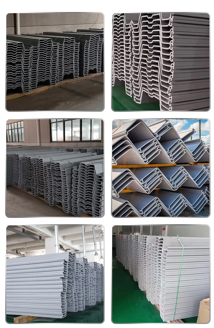 Different Sizes Of Pvc Vinyl Plastic Sheet Pile Used For Constructing ...