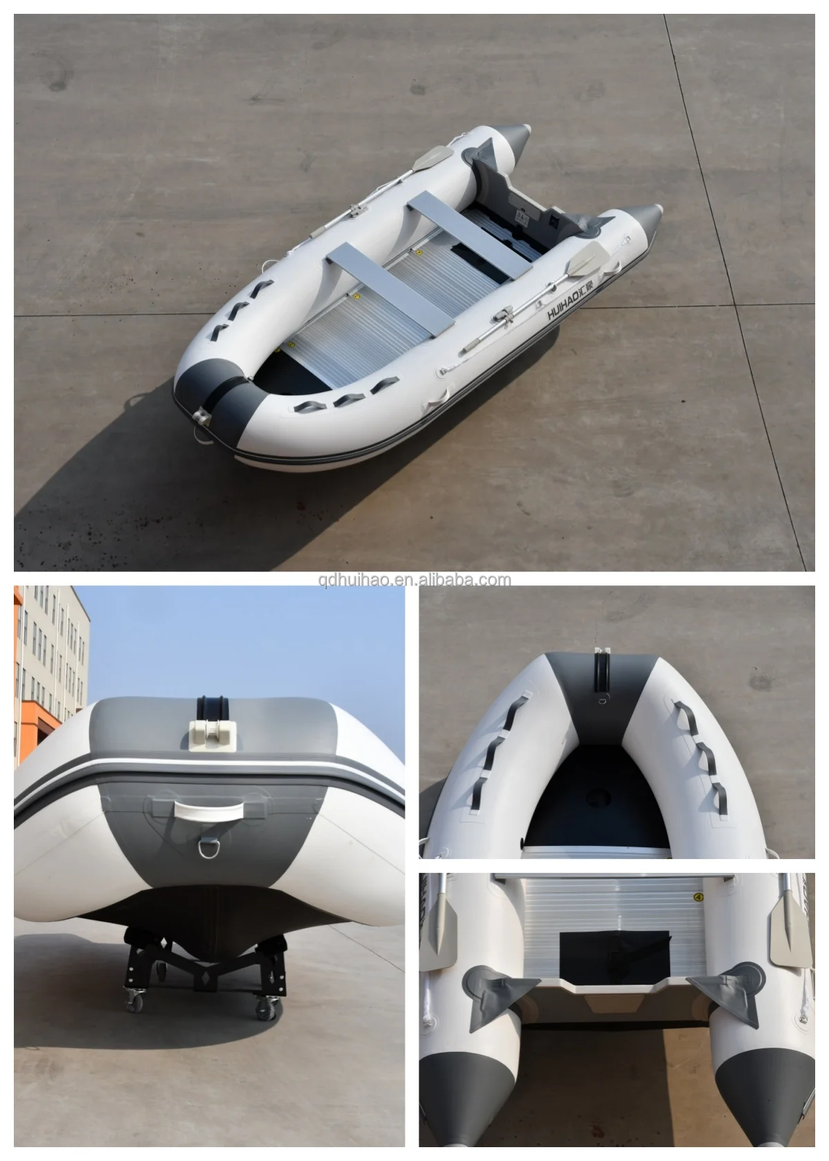 Huihao Rubber Rescue Boat Inflatable Boat Fishing Airdeck Boats Sailing ...