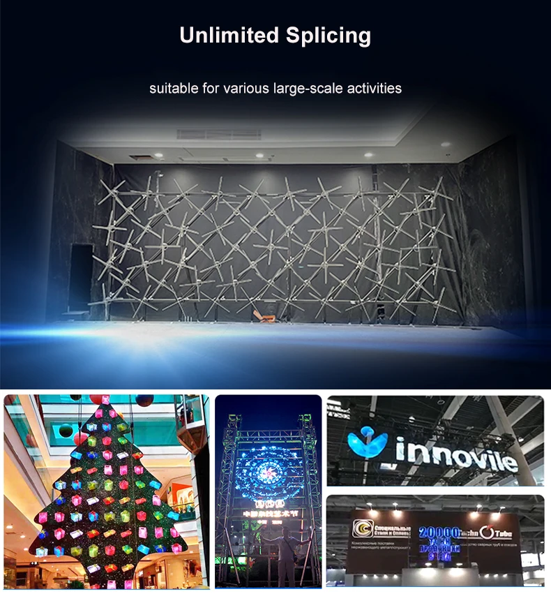 Custom Holographic Advertising Display Advertisement Wall Technology ...
