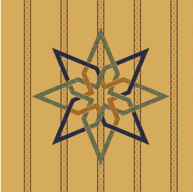 Customized Arabic Carpet Design for Mosque Prayer Room