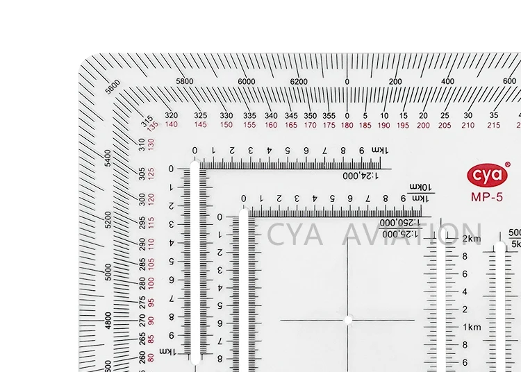 UTM MGRS USNG Square Coordinate Scale and Protractor