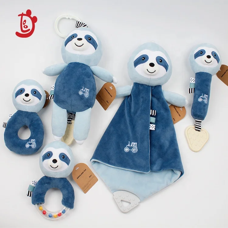 Custom Baby Plush Toy Set Pull String Musical Baby Plush Toy Sloth ...