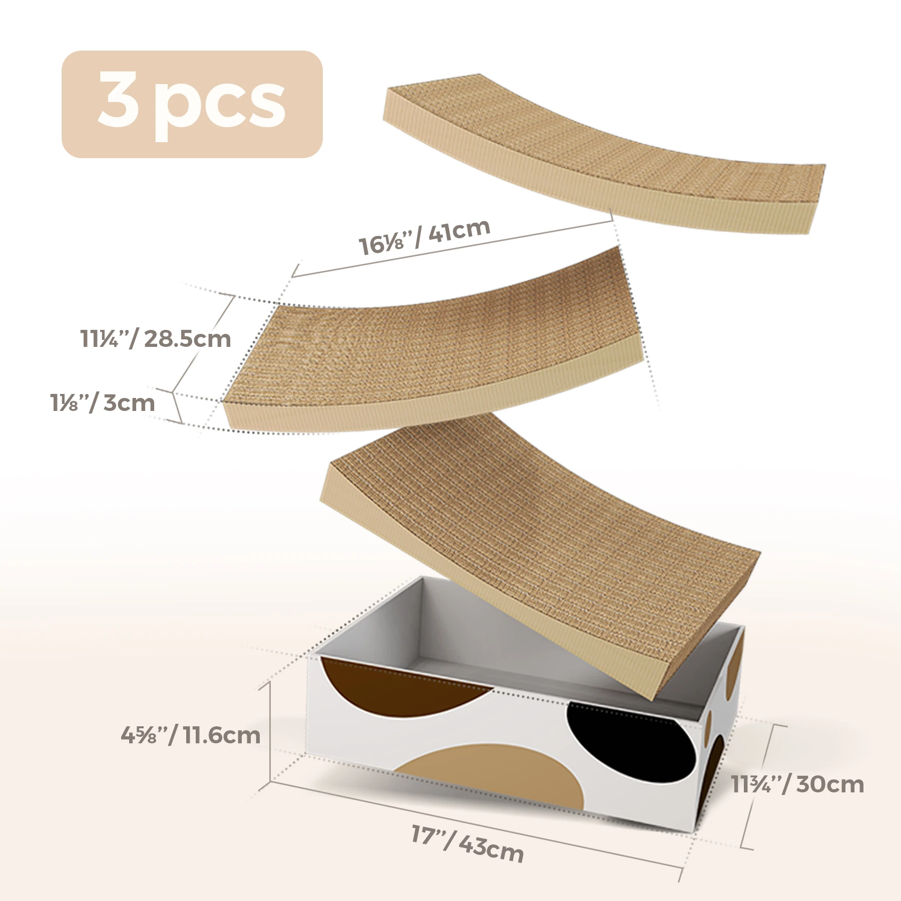 Customized Interactive 3-in-1 Foldable Scratching Board Multi ...