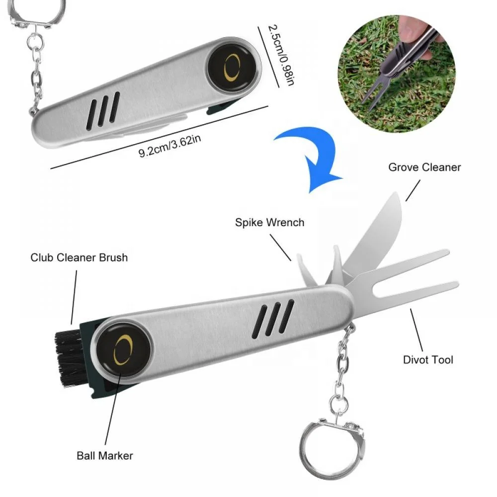 6 in 1 Golf Multi Function All in One Golfers Tool Includes Divot ...