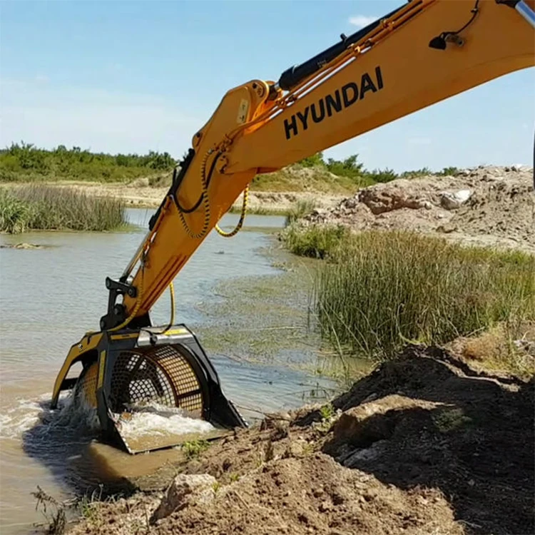 MONDE SK380 Excavator Rotary Screen Bucket Stone Sand Cleaning Bucket ...