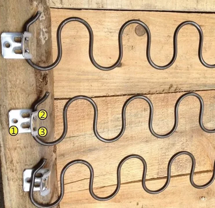 Yanyang Factory Sofa Zigzag Spring Leaf 3holes Steel Spring Sheet Metal ...