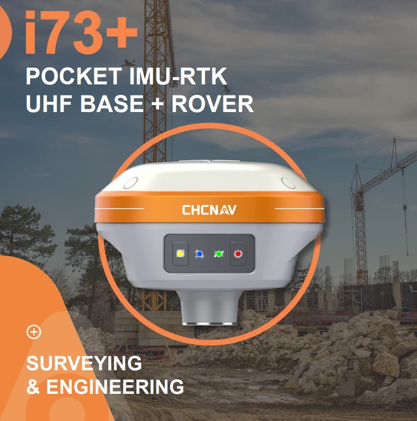 I73+/X6/T5 Pro GNSS RTK System Customizable Land Survey GPS Rover Instruments OEM Support ...