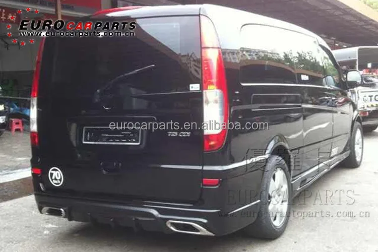 V Class W639 WD Style Body Kit - Eurocar Fiber Glass Parts
