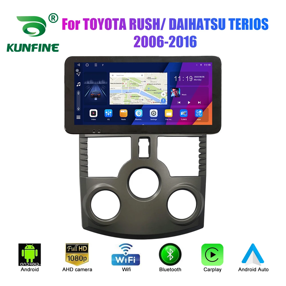 KUNFINE 10.33 Inch QLED Screen for Toyota RUSH & DAIHATSU TERIOS