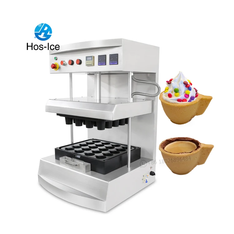 Automatic Edible Donut Ice Cream Tea Coffee Cone Cup Maker