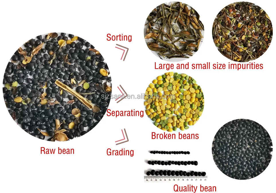 Grain Seeds Beans Maize Rice Grading Classifier Machine For Seed - Buy ...