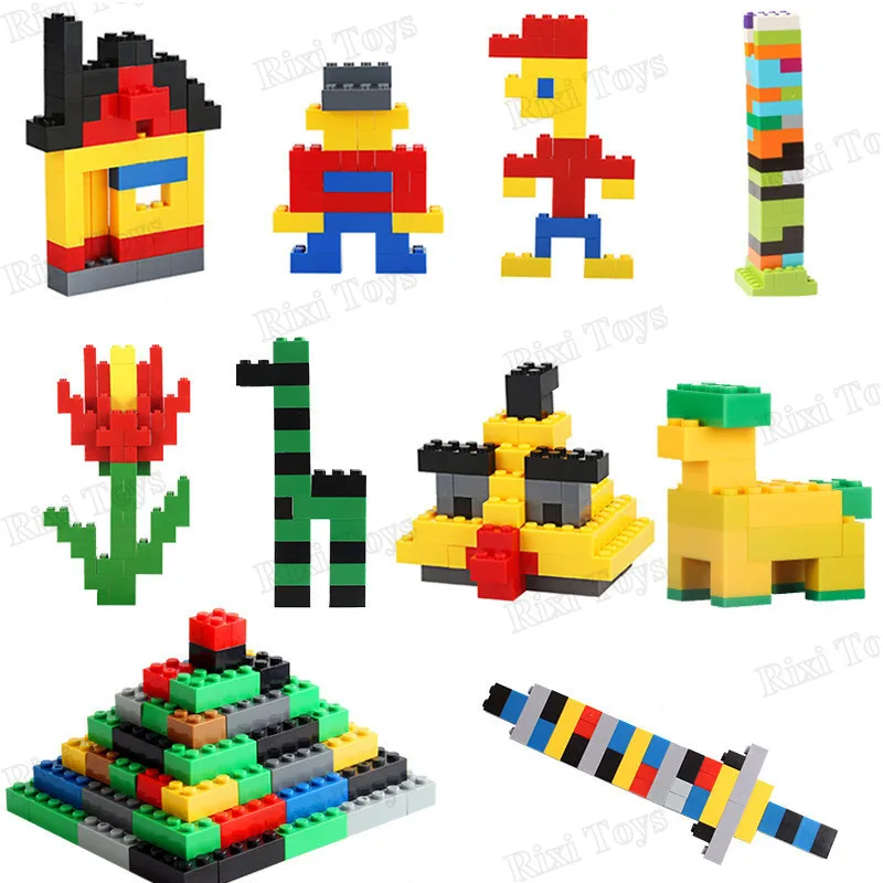 500-1000pcs DIY Creative Building Blocks - Educational Toys