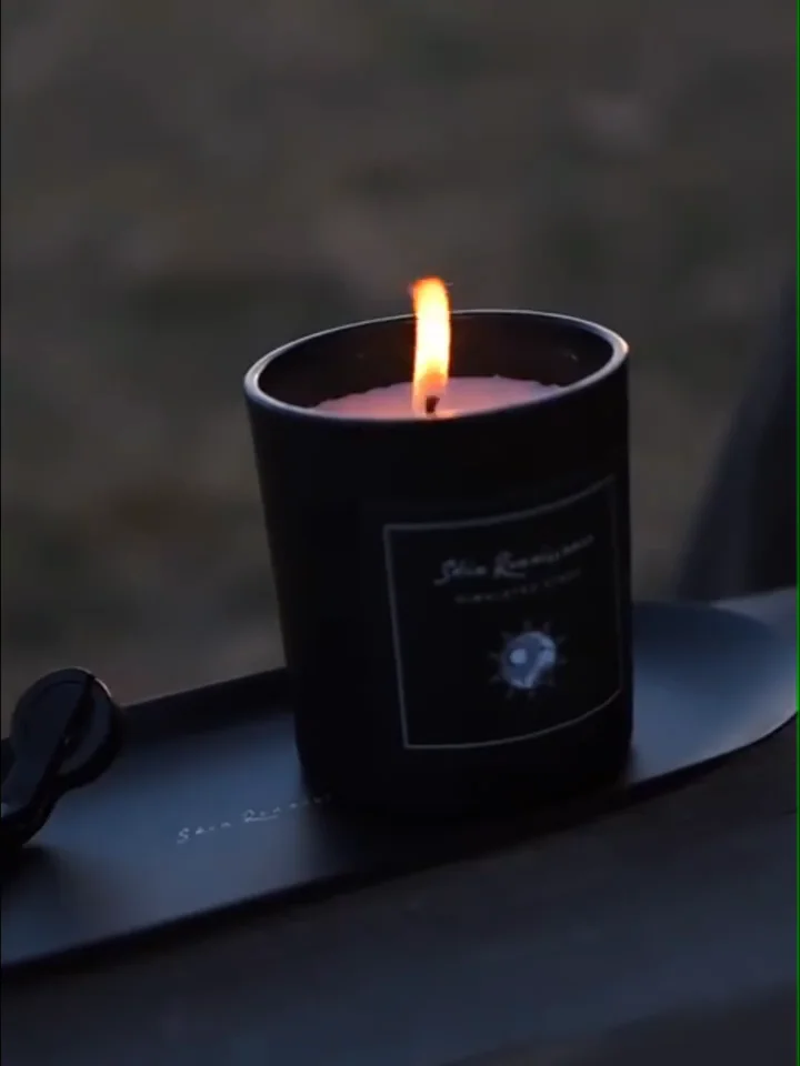 New Branded 3 Wicks Scented Box Candle Oem In Glass Jar With Nice ...