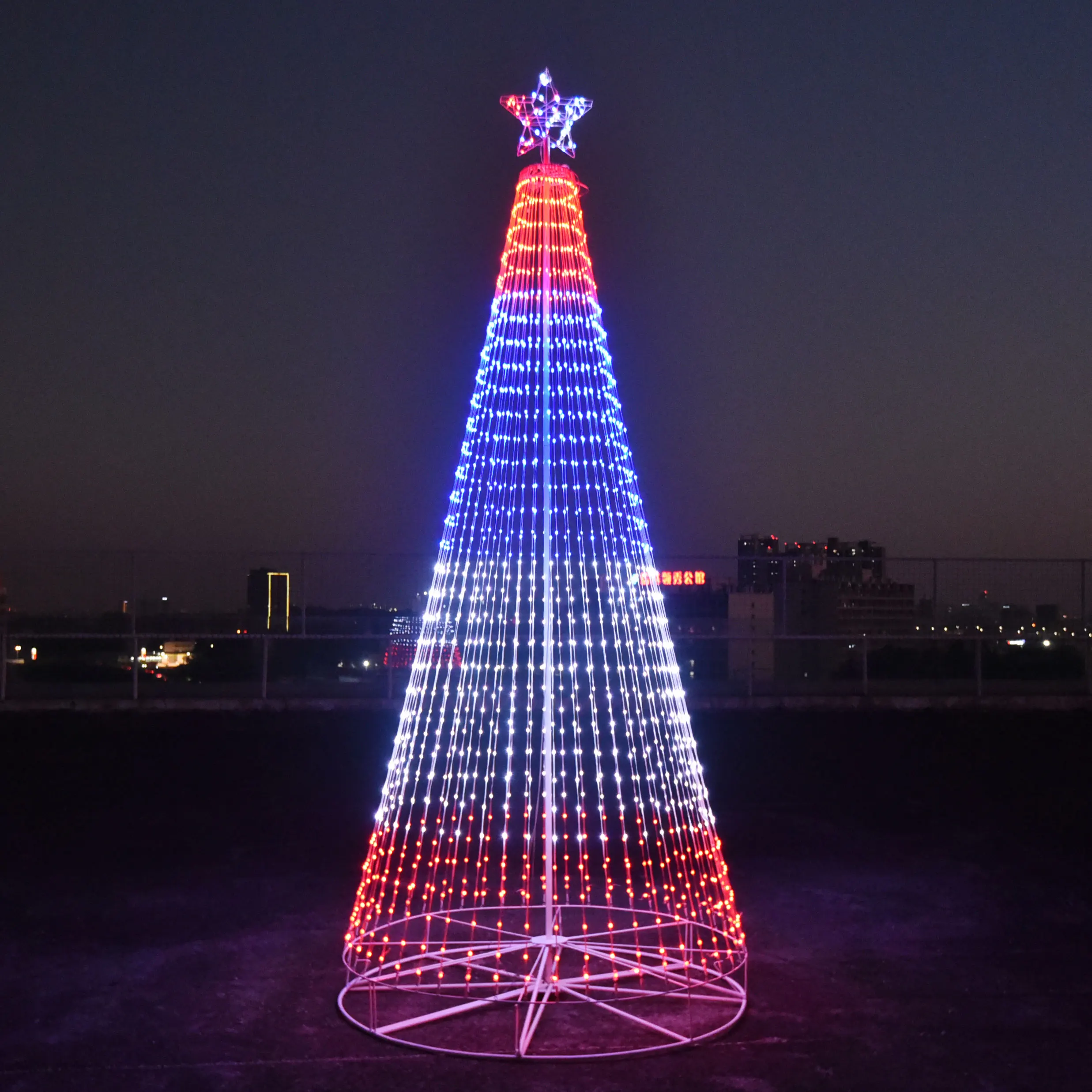 Outdoor Christmas LED Pixel Tree - Smart & Waterproof