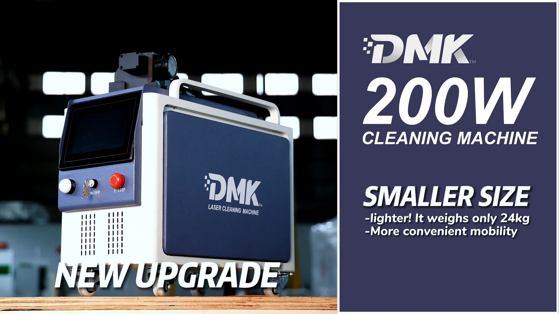 Dmk New Model 200w Mopa Pulse Fiber Laser Cleaner Laser Cleaning ...