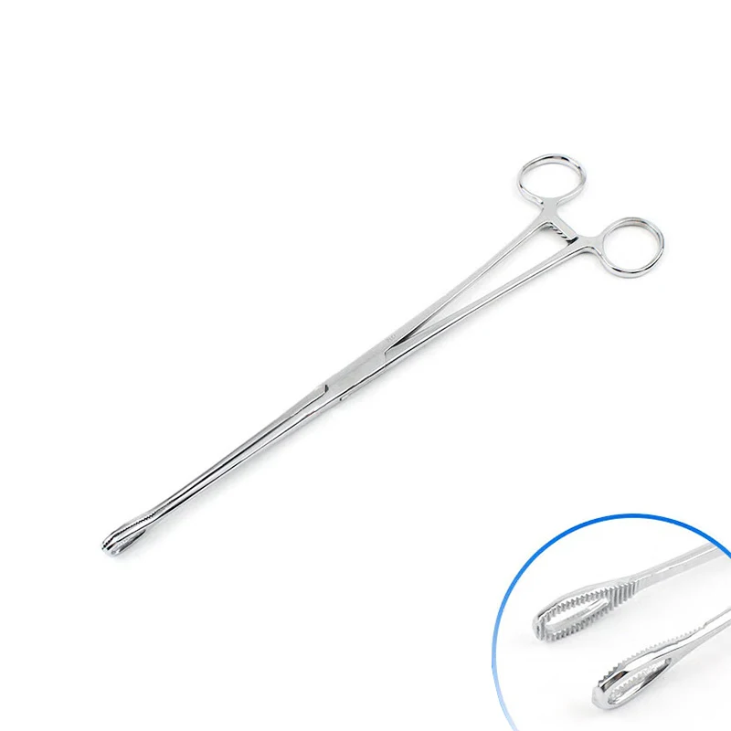 Medical Sponge Forceps Straight Stainless Steel Surgical Instruments ...