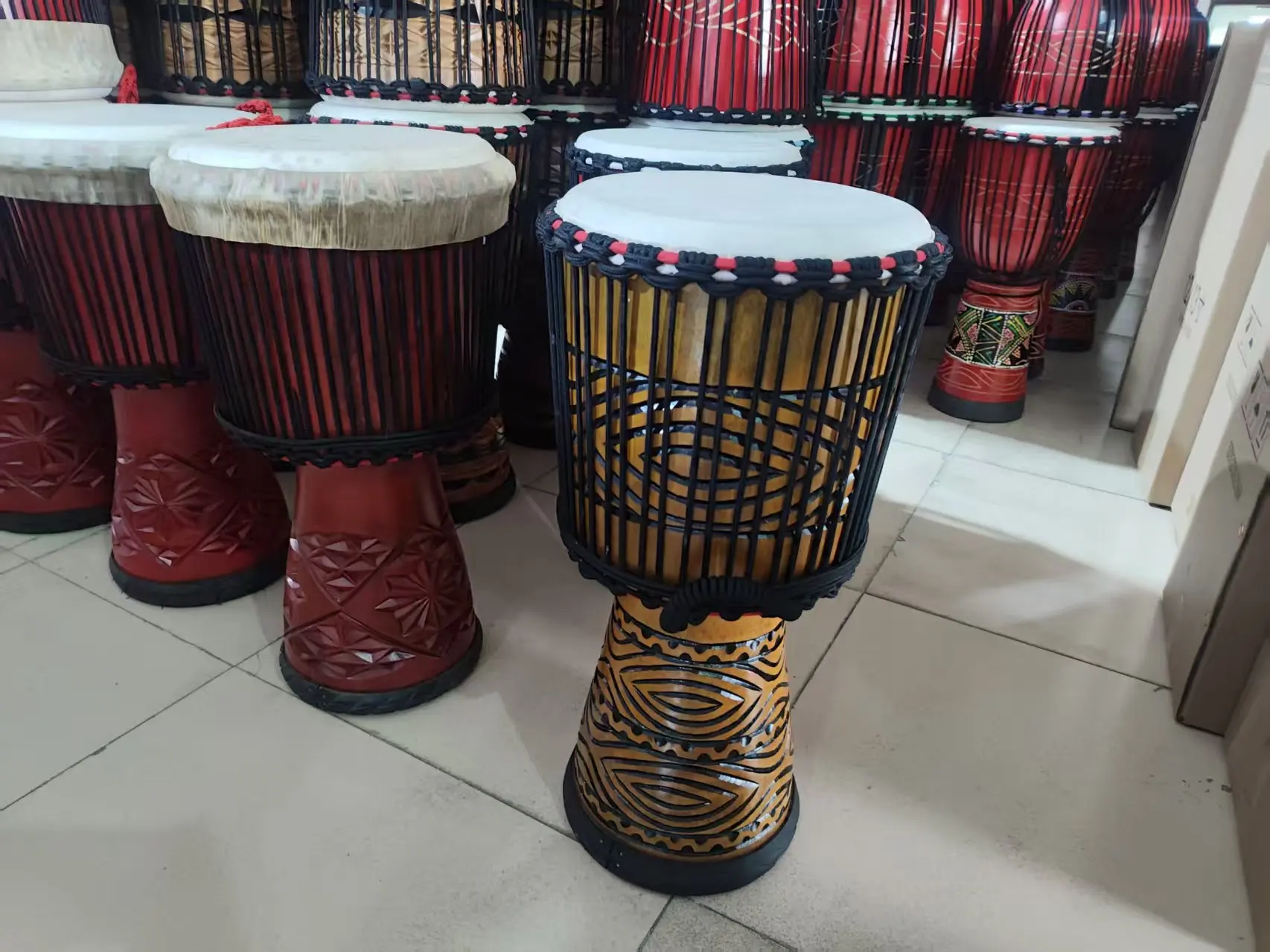 CONGA Drums Sheepskin Professional Djembe 12inch 13inch